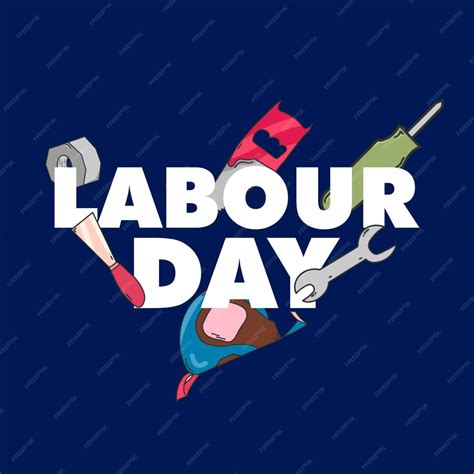 Premium Vector Labour Cute Engineering Elemnt Socila Media