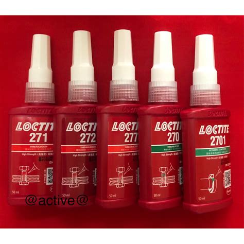 Ready Stock Loctite 271 272 277 270 2701 Threadlocker