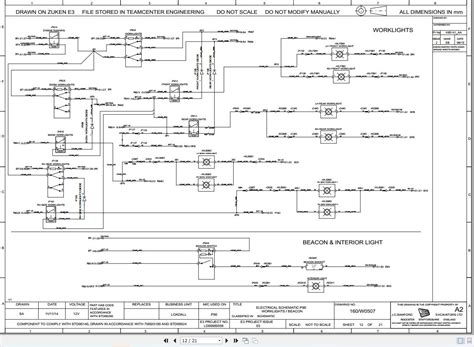 Jcb Telehandler 509 42 T4f 55kw 2015 2025 Electrical And Hydraulic Diagram