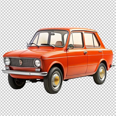 Classic European Compact Car Premium Ai Generated Psd
