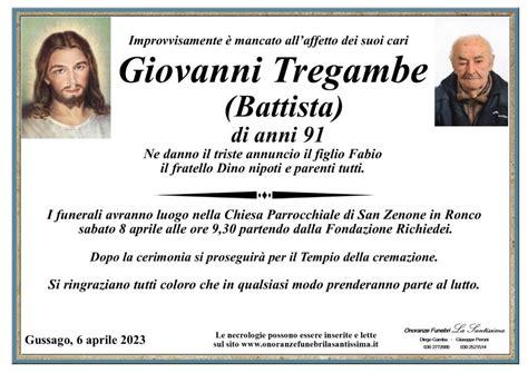 Giovanni Tregambe Battista Gussago News