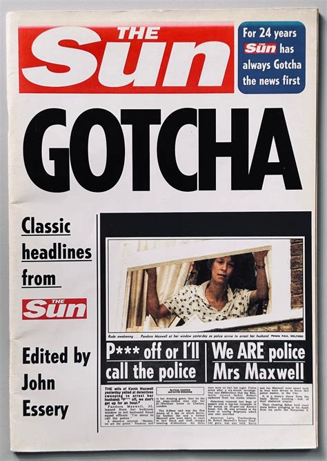 Gotcha Classic Headlines From The Sun