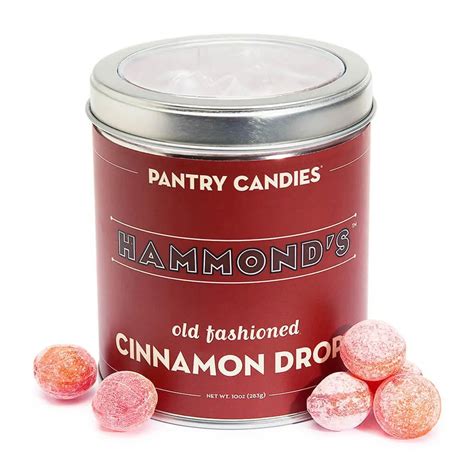Cinnamon Drops Hard Candy 10 Ounce Tin Candy Warehouse