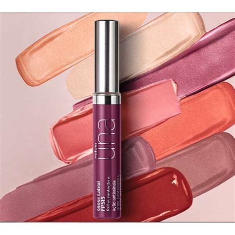 Natura Gloss Labial Fps 15 Una Violeta 100 8 Ml Shopee Brasil
