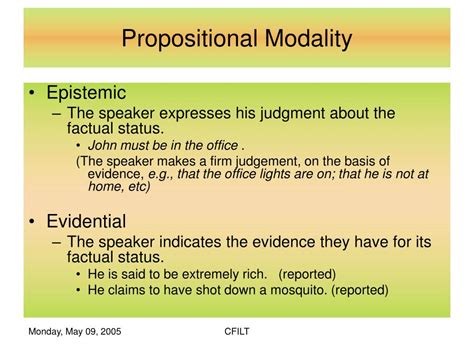 Ppt Mood And Modality Powerpoint Presentation Free Download Id590500