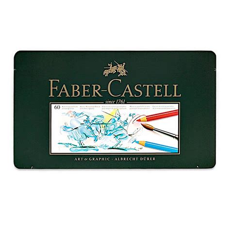 Faber Castell Albrecht Durer Watercolor Pencils Tin Set Of 60