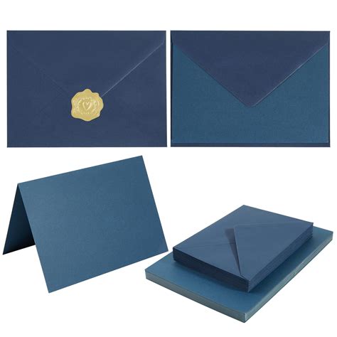 50 Pack Navy Blue A6 Envelopes