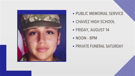 Vanessa Guillen Public Memorial Friday Private Funeral Saturday