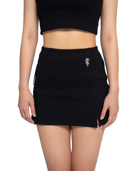 Sable Black Mini Skirt Step8ight