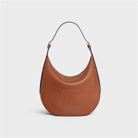 Heloise Bag In Supple Calfskin Tan Celine