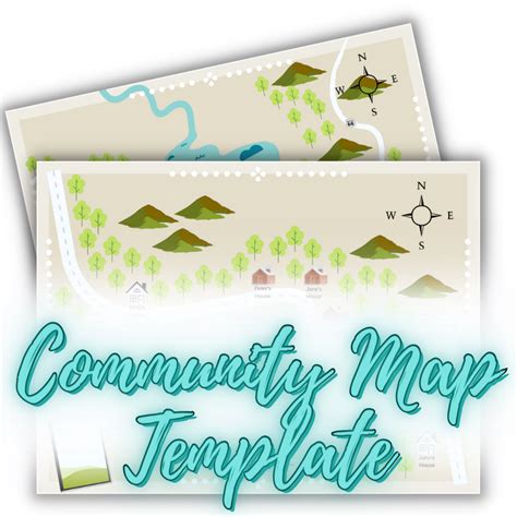Community Map Template Shental Henrie
