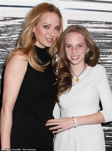 She S Inherited Her Mother S Good Looks Uma Thurman And Her Teenage