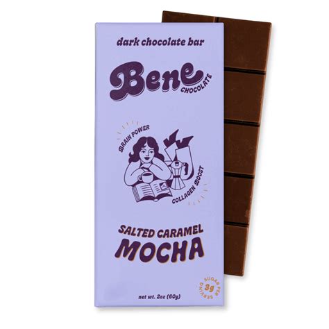 Bene Chocolate Candy Bars Organic Low Sugar Vegan