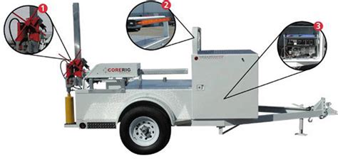 Transwest Corerig Asphalt Core Drill Trailer