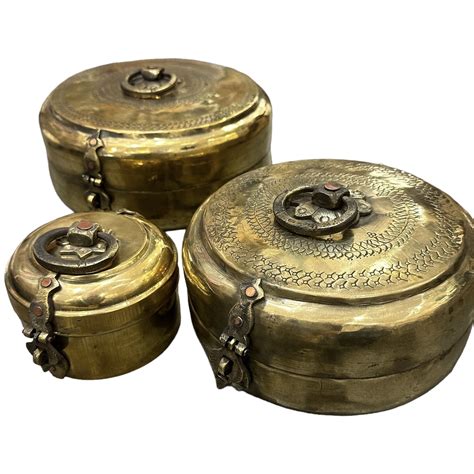Brass Chapati Tin Maison And Maison