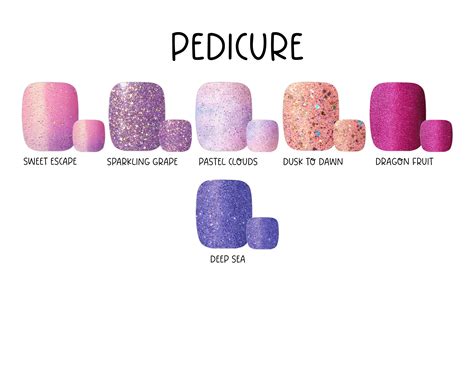 Color Street Pedicure Nail Strips 100 Real Nail Polish Made In The