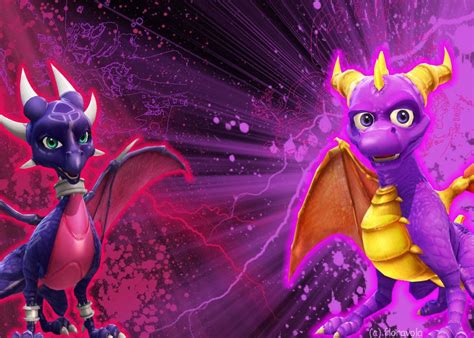 Spyro Y Cynder Tienen Huevos