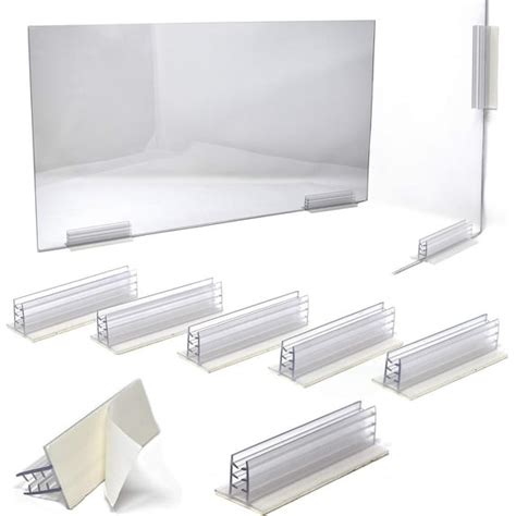 3 L Wall Mount Self Adhesive Sneeze Guard Holder™ To Fasten And Line Up