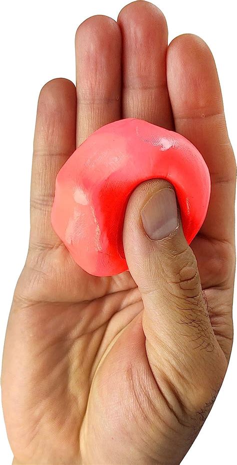 Blue Jay Squeeze 4 Strength Hand Therapy Putty 6 Oz Soft Red Medical Putty For Grip Strength