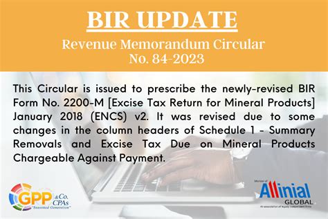 Bir Form No 2200 M G Pagaspas Partners And Co Cpas