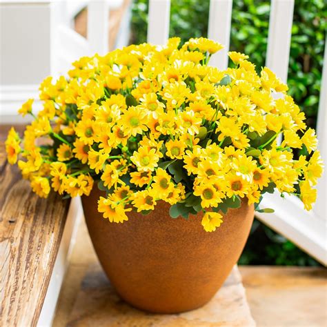 Daisy Artificial Flowers For Outdoors Summer Fall