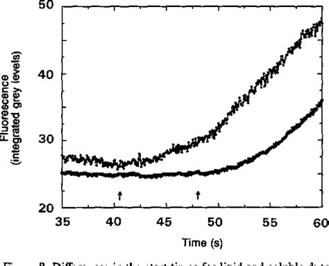 Table I From Restricted Movement Of Lipid And Aqueous Dyes Through