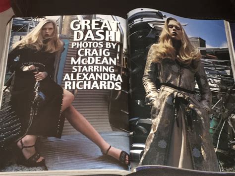 Vogue Italia Magazine 2004 Elise Crombez Ruslana Korshunova Daria Werb