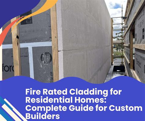 Fire Rated Cladding For Residential Homes