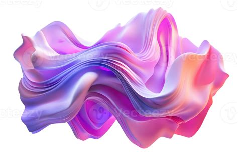 Abstract Flowing Pink And Purple Shapes Resembling Fabric Creating A Vibrant And Dynamic Visual