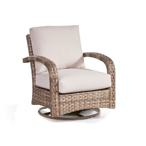 South Sea Rattan Driftwood Bay Swivel Glider In 2025 Swivel Glider