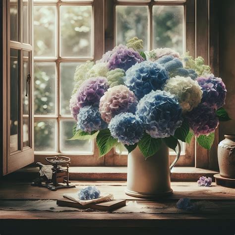 Premium Photo Hydrangeas