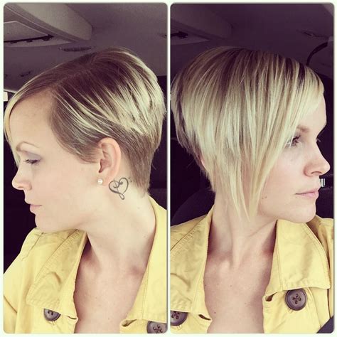 I Finally Hooked Up My Own Hair With A Cute Blonde Aline Pixie Plus