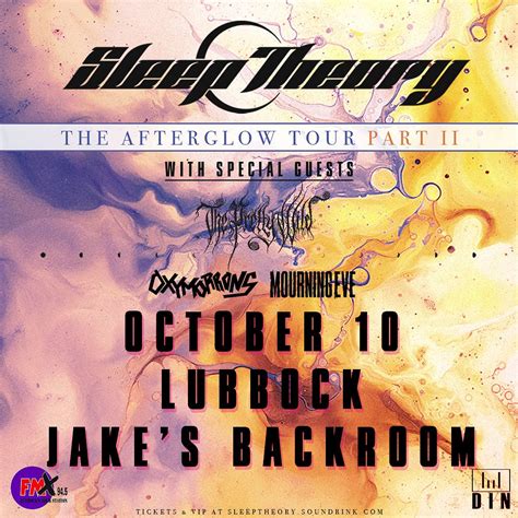 Sleep Theory The Afterglow Tour Lubbock Tickets At Jakes Backroom