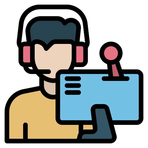 Streamer Generic Outline Color Icon