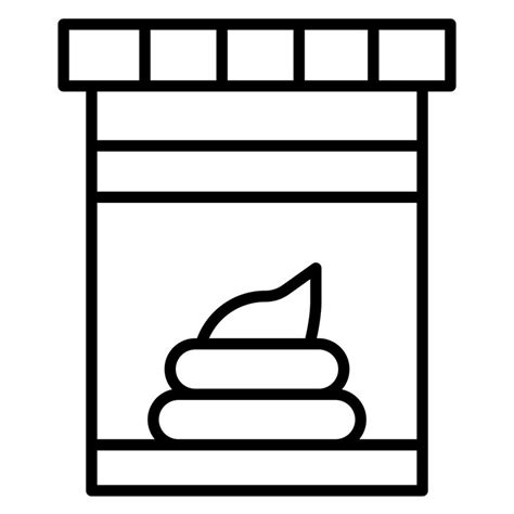 Premium Vector Stool Test Vector Illustration Style