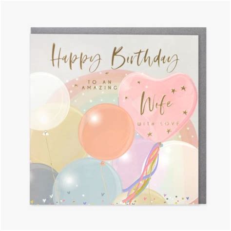 Happy Birthday To My Wife Card Blossoms Boutique