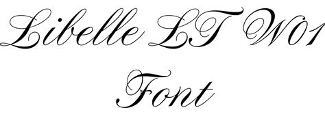 Libelle Lt W01 Font