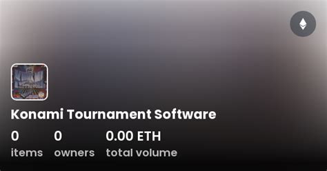 Konami Tournament Software Collection Opensea