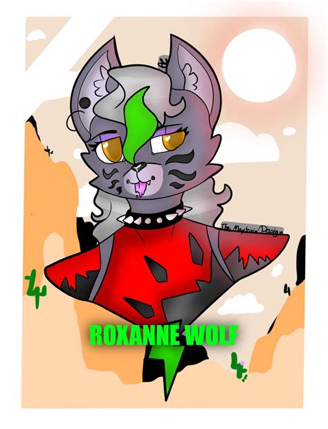 Roxanne Wolf Head Shot Artwork R Fivenightsatfreddys