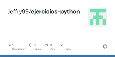 Github Jeffry99ejercicios Python
