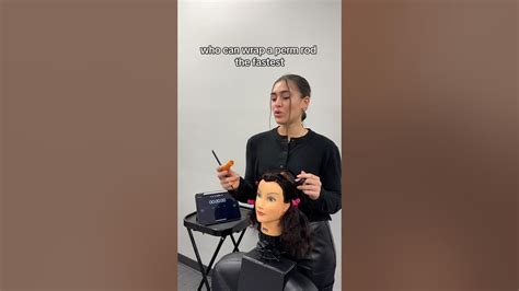 Who Can Wrap A Perm Rod The Fastest Perming Curling Hairsalon