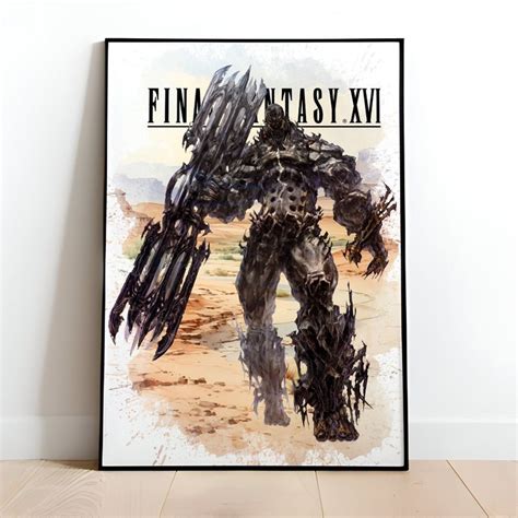 Final Fantasy 16 Eikon Poster Esper I Ifrit I Shiva I Bahamut I Odin I Titan I Geruda I