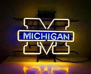 Queen Sense 17x14 For Michigan Sports Team Neon Sign