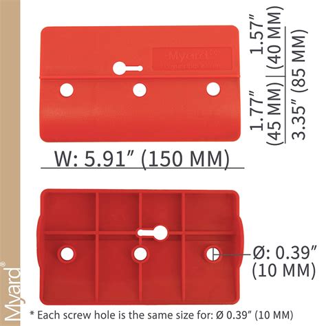 Myard Upgraded Drywall Fitting Tool Block Support The