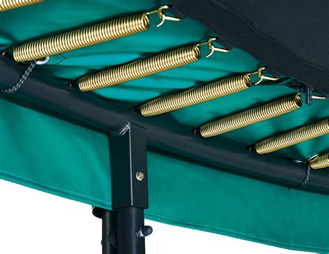 Salta 12ft Round First Class Trampoline With Enclosure And Ladder Green