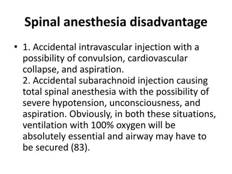 Spinal Versus General Anesthesia In Cesarean Section Pptx