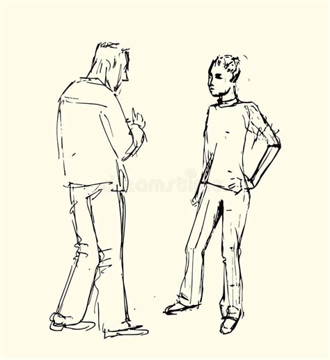 Argument Sketch Stock Illustrations 308 Argument Sketch Stock