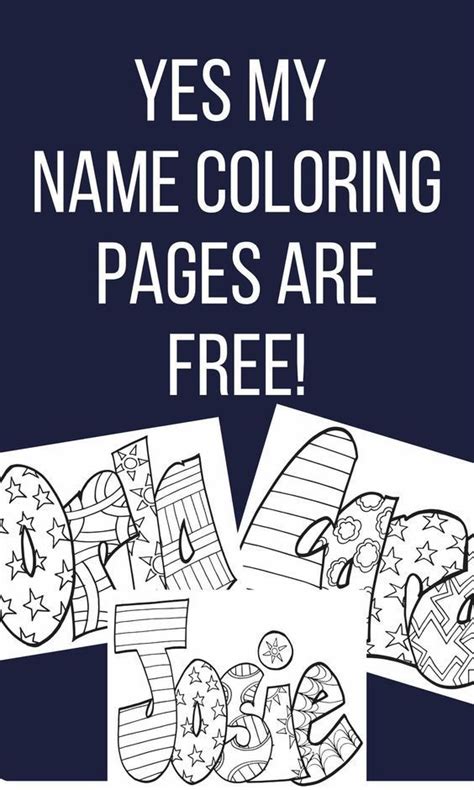 Stevie Doodles Color Your Name Free Printable Name Coloring Pages