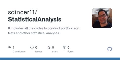 Github Sdincer11statisticalanalysis It Includes All The Codes To Conduct Portfolio Sort