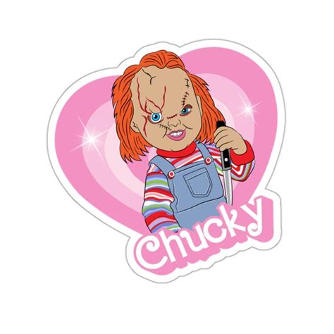 Chucky Valentine Sticker Etsy